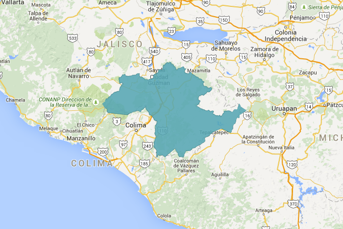 Mapa De La Región Sureste Con Capitales Shape Of Mopti, Region Of
